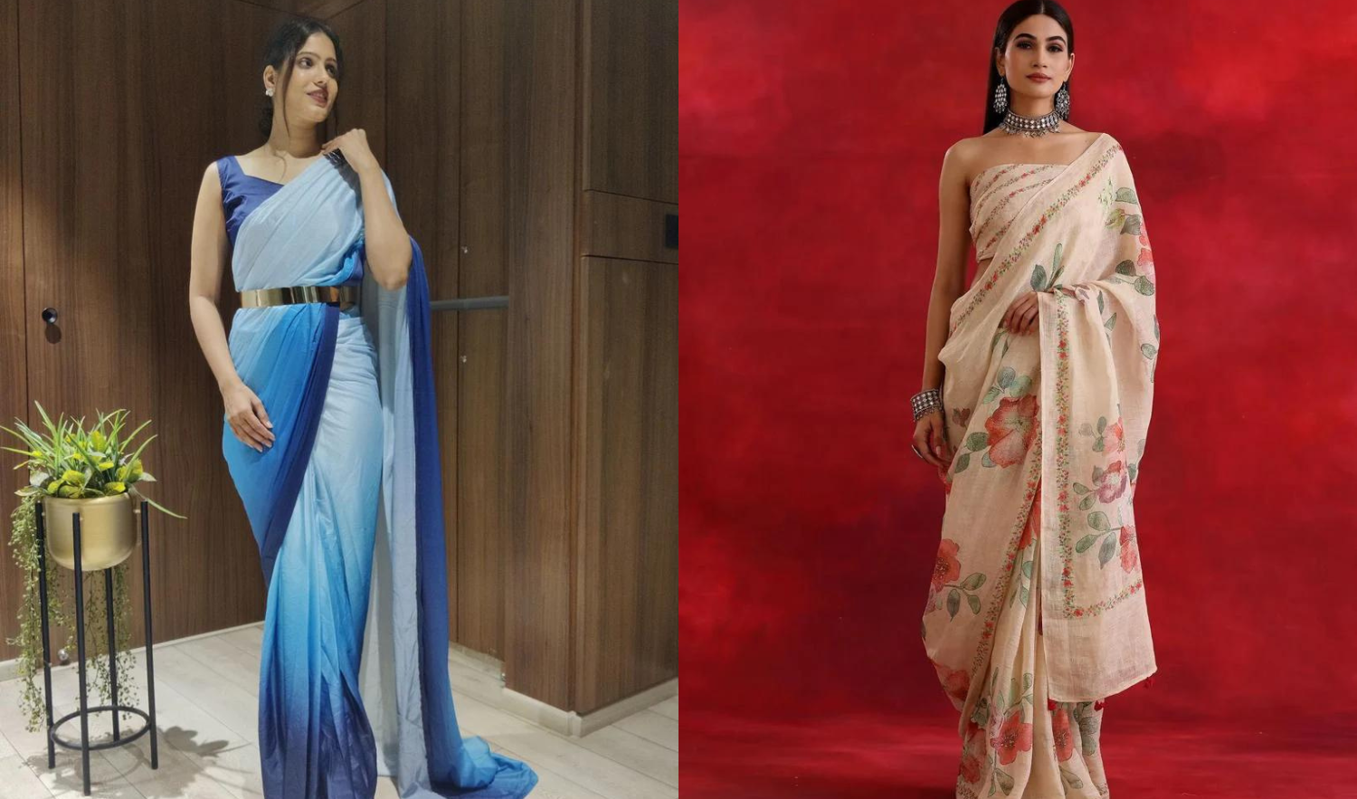5 Ways to Wear a Saree Without a Blouse for a Trendsetting Look – Streesa